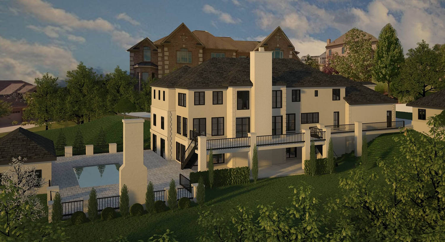 Pittsburgh Modern Architect | French Country Residence | Wexford, PA